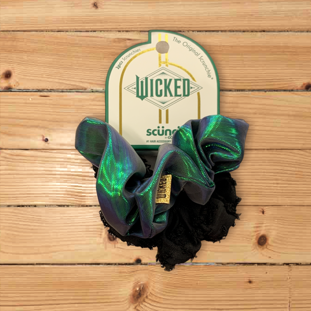 Scrunchie, Elphaba Wicked, Two Pack | Baum's Bazaar
