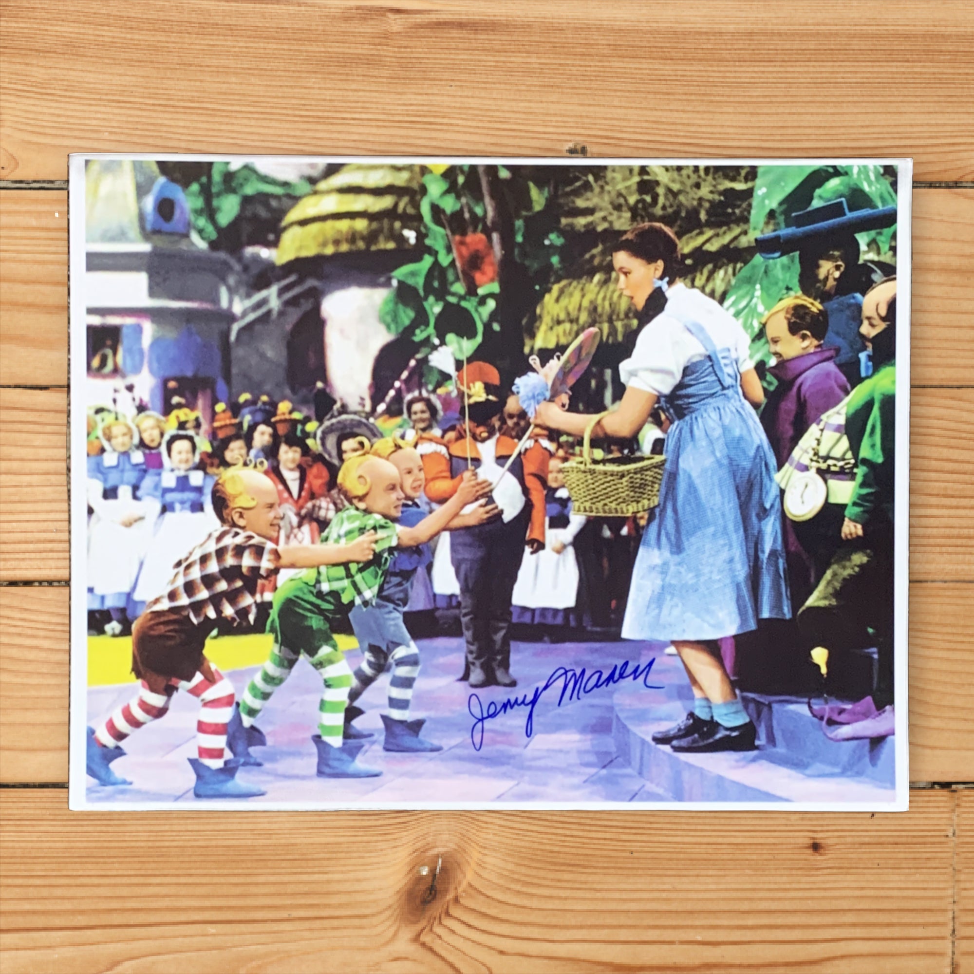Autograph, Jerry Maren Signature, 11”x14”, Color Print | Baum's Bazaar